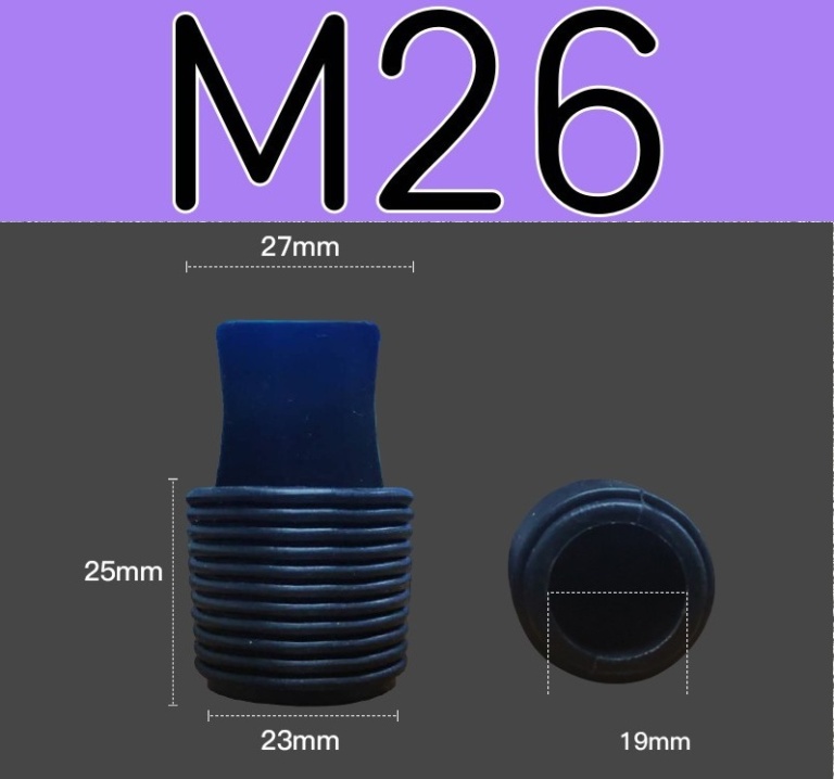 Nút bịt silicon có ren M26 - phi 26 - lỗ 26mm - CÔNG TY TNHH SẢN XUẤT ...